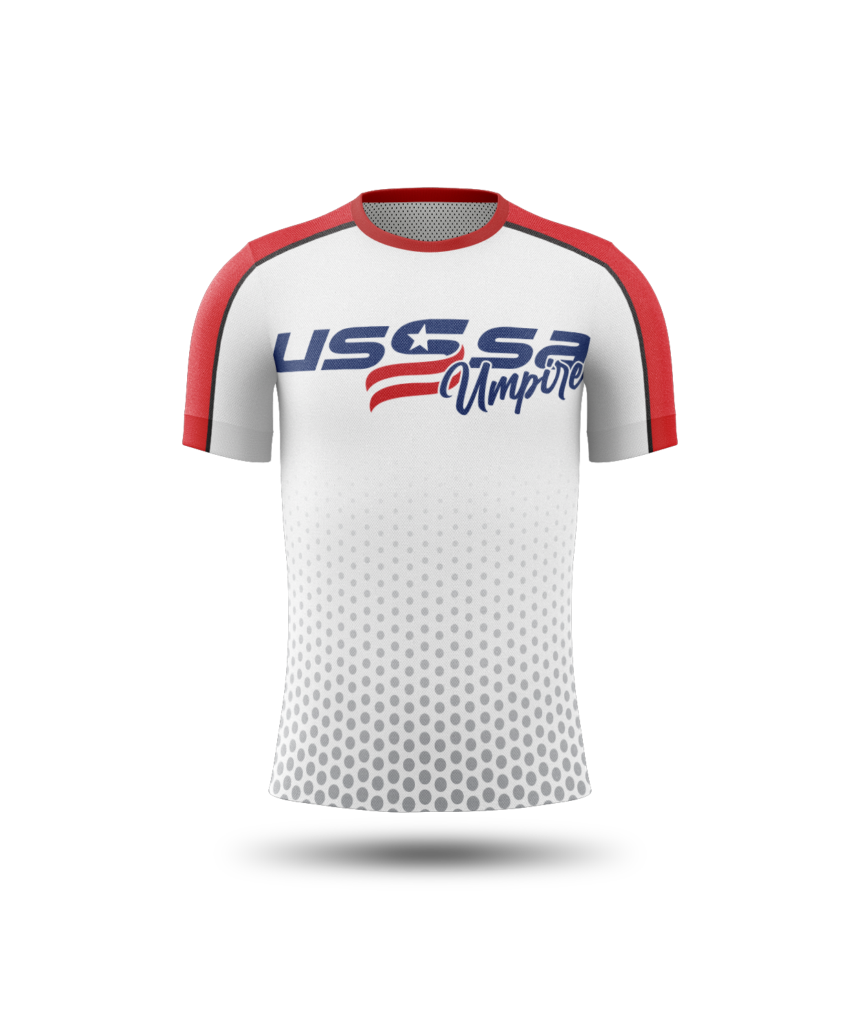 White USSSA Umpire Shirt | Arsenal Sports Design LLC